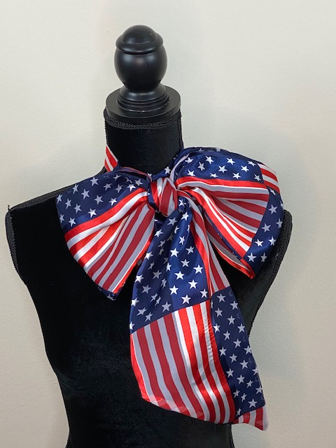 Fishtail Chic Neckerchief - Patriotic – Sassyandclassybowtique